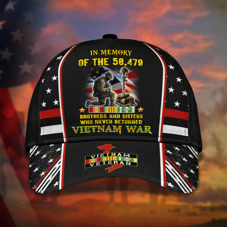 3D Classic Cap, Vietnam Veteran Custom Classic Cap QDNT4190703 ...