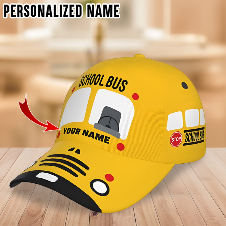 Custom Name School Bus Driver Cap 3D VHOO4160702 – Memoraprints