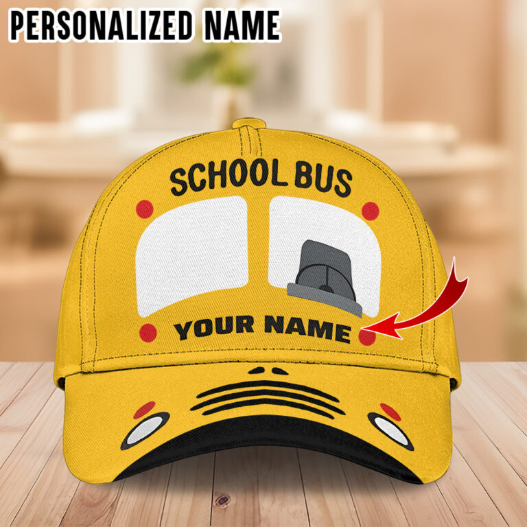 Custom Name School Bus Driver Cap 3D VHOO4160702 – Memoraprints