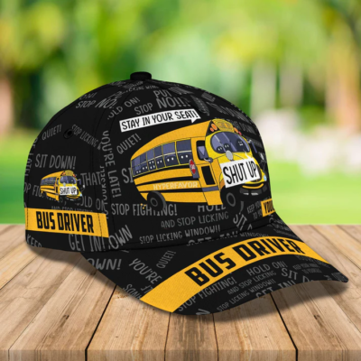 Personalized Bus Driver Classic Cap, School Bus Driver Gifts ...