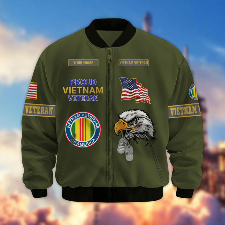 Personalized Bomber Jacket Vietnam Veteran MQND4131208 – Memoraprints